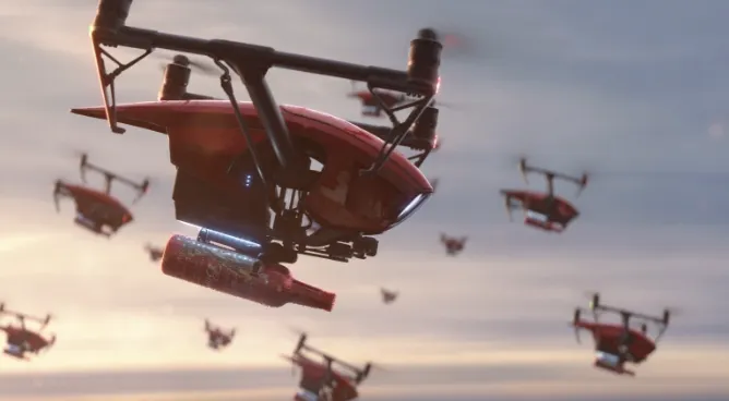 Budweiser flies into World Cup with fleet of beer delivery drones ...