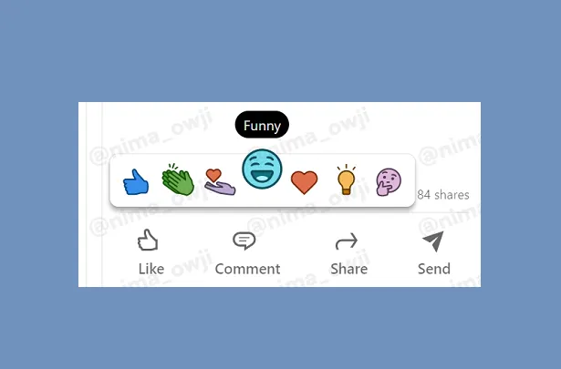 LinkedIn's 'Funny' Reaction Looks to be Getting Closer to Release ...