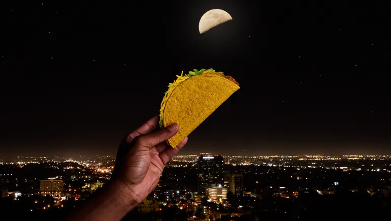 Taco Bell turns the moon into a billboard for its first global campaign ...