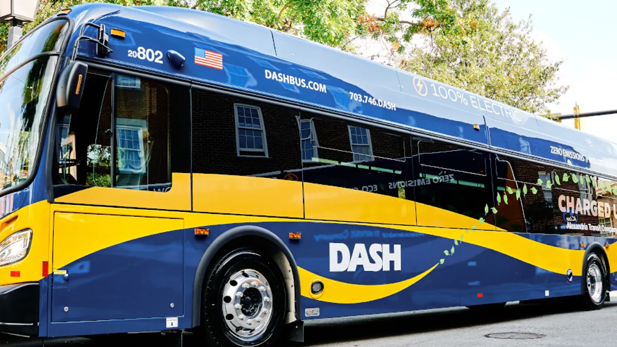 Alexandria, Va., expands transit bus electrification | Smart Cities Dive