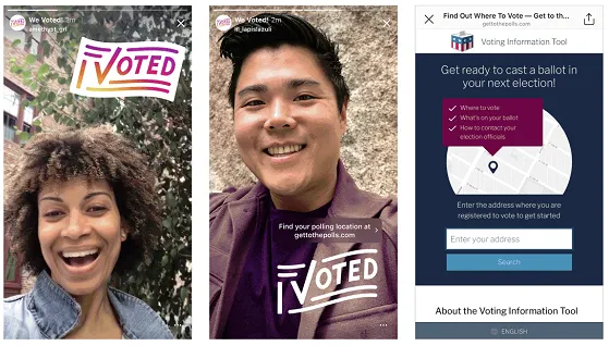 Instagram and Snapchat Look to Boost Voter Participation with New Tools ...