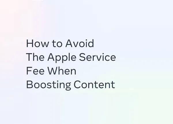Meta Shares Tips on How To Avoid Paying Apple Fees on Ads [Infographic ...