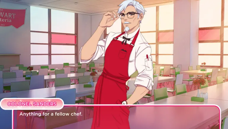 KFC cooks up dating simulator game for Colonel Sanders | Restaurant Dive