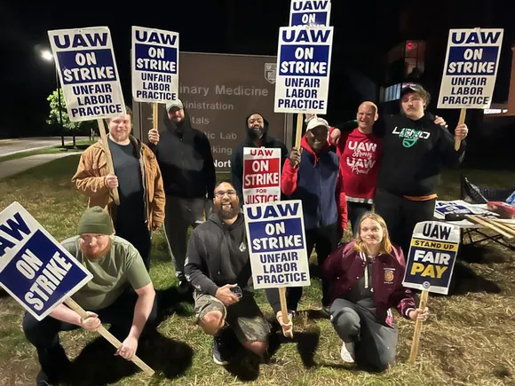 UAW workers, Cornell University pen labor agreement, end strike ...