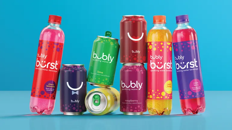 How Bubly aims to shake up sparkling water with new Burst brand ...