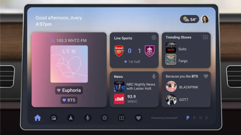 Gracenote’s new data platform lets automakers customize infotainment ...