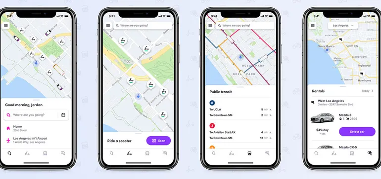 Lyft redesigns app to put all mobility options 'front and center ...