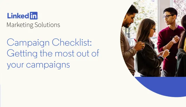 LinkedIn Campaign Checklist [Infographic] | Social Media Today