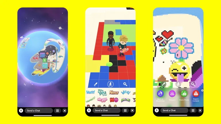 Snapchat debuts AI-powered lenses, mini apps, real-time features ...