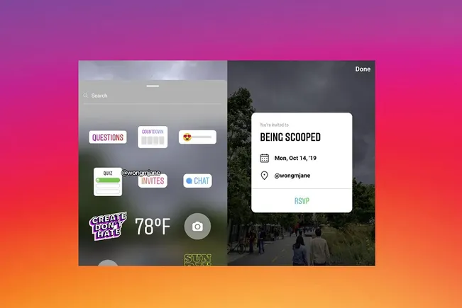 Instagram Tests a New Event 'Invites' Sticker for Stories | Social ...
