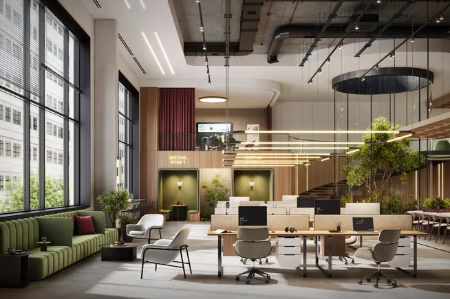 Why companies are doubling down on upgraded offices | Construction Dive