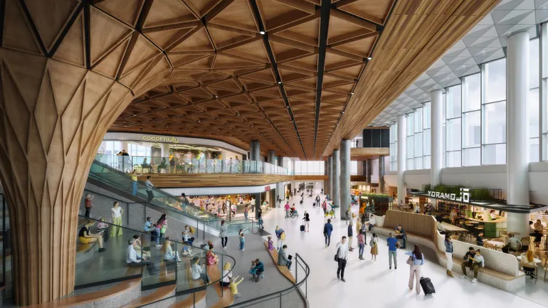 Seattle Airport's Concourse C expansion inspired by nature ...