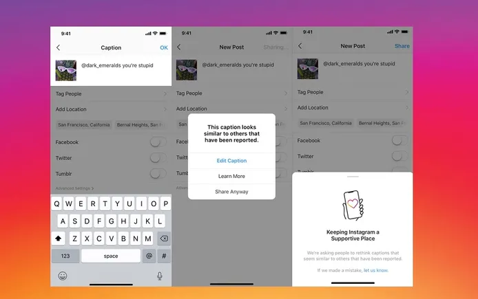 Instagram Expands Anti-Bullying Warnings to Potentially Offensive ...