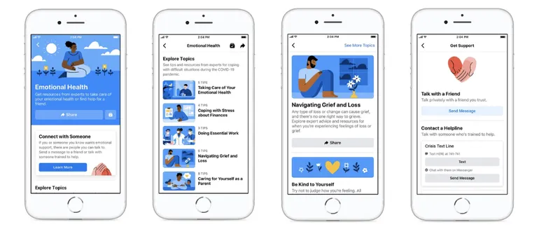 Facebook Announces New Emotional Health Resource Center | Social Media ...