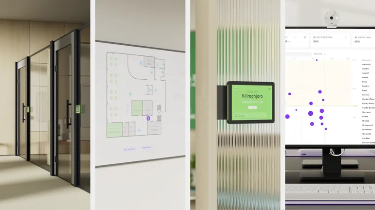 Logitech smart office tools tackle room booking | Facilities Dive