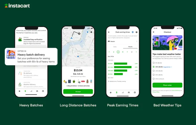 Instacart adjusts pay for order types as part of worker tool updates ...