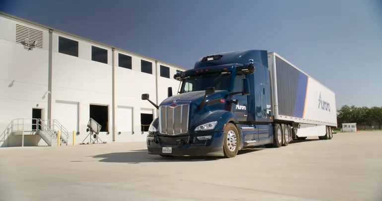 Up to 20 Aurora trucks to haul freight without operators next year: CFO ...