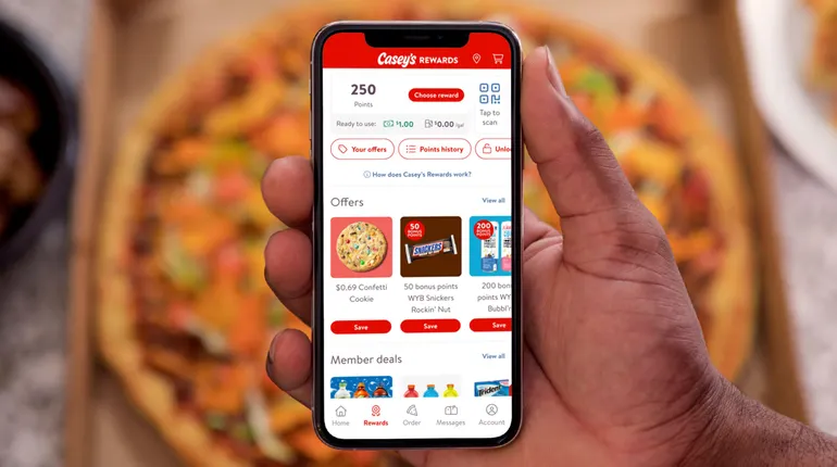 Casey’s revamps loyalty app | C-Store Dive
