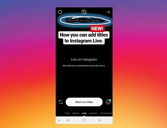 Instagram Tests New Title Option for Instagram Live | Social Media Today