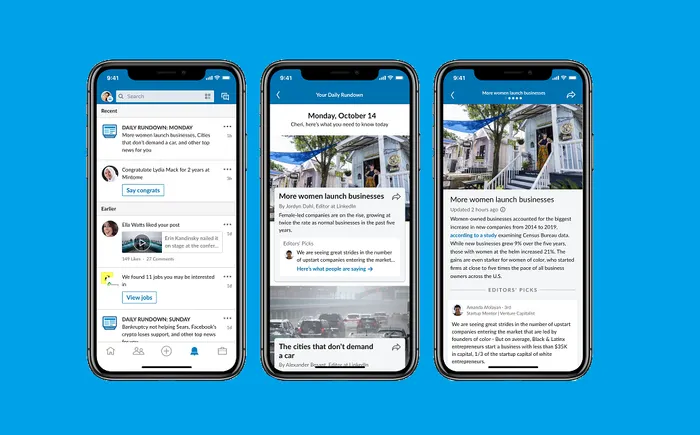 LinkedIn Rolls Out New Format for its 'Daily Rundown' Professional News ...