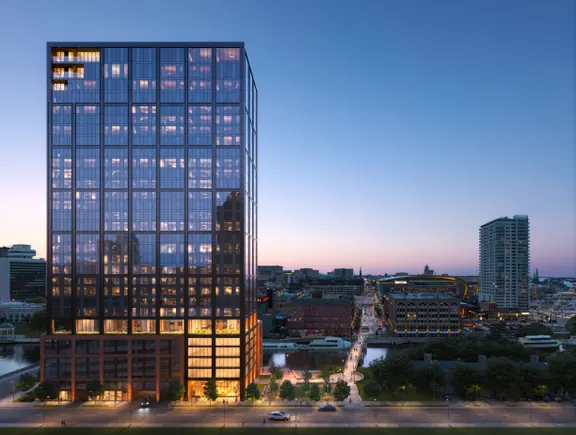 Midwestern developer aims for mass timber heights | Multifamily Dive