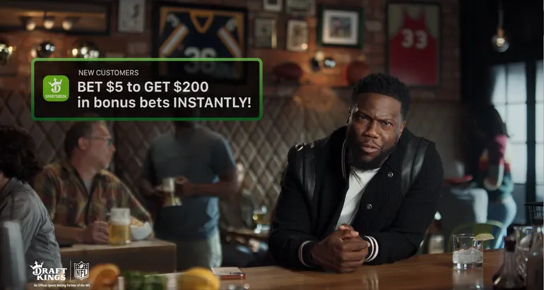 DraftKings tells bettors ‘the crown is yours’ in latest Kevin Hart ads ...