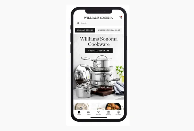 Williams Sonoma debuts new mobile app | Retail Dive