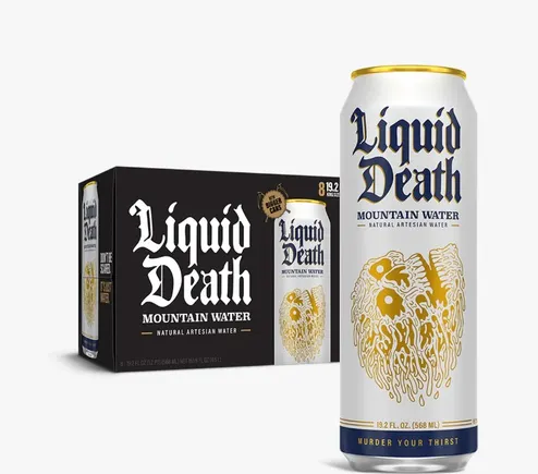 Liquid Death closes funding round valuing business at $1.4B | Retail Dive