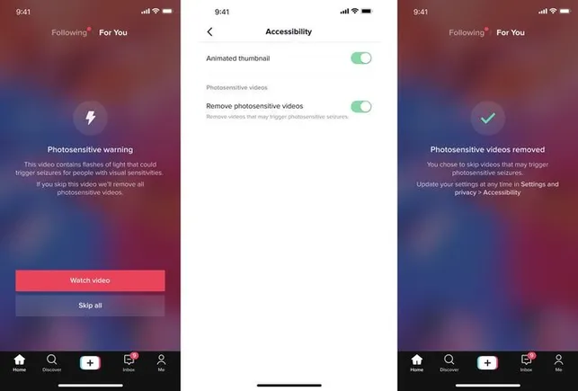 TikTok Adds New Photosensitivity Warnings to Strobing Clips | Social ...