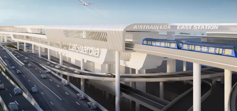 New York governor approves LaGuardia Airport connector train to NYC ...