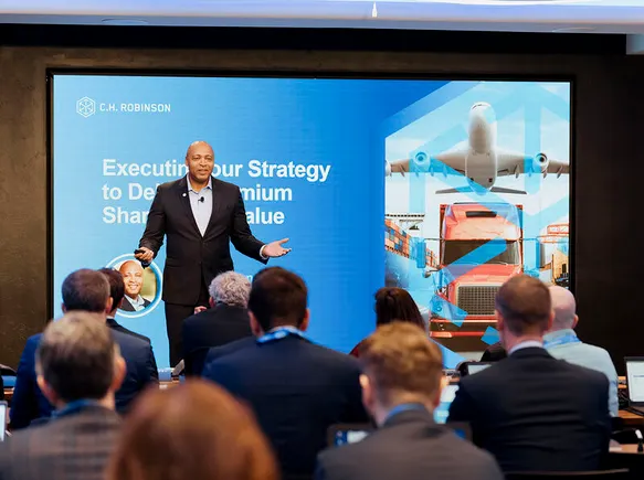 CH Robinson CEO discusses technology, M&A, freight cycle | Trucking Dive
