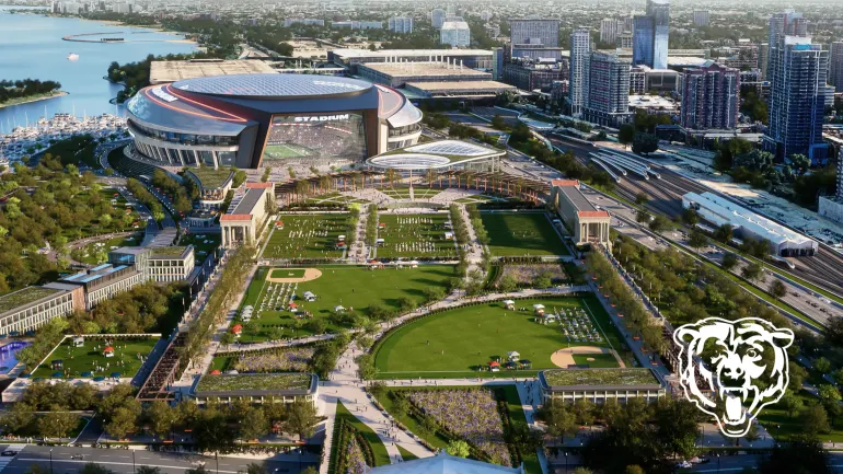 Chicago Bears Release 4 2b Stadium Plans Construction Dive