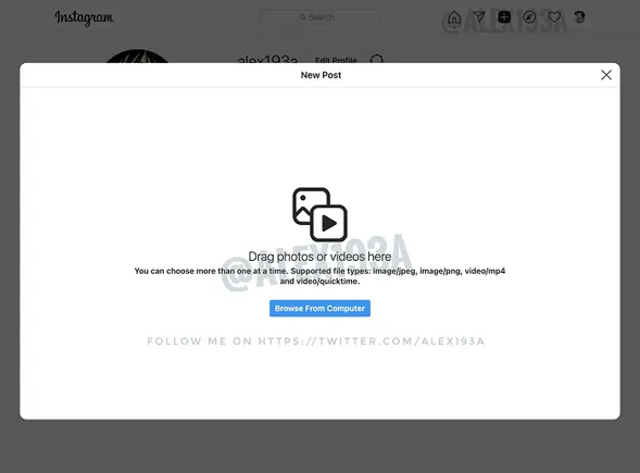 Instagram Tests New Upload Options in the Desktop Version of the App ...
