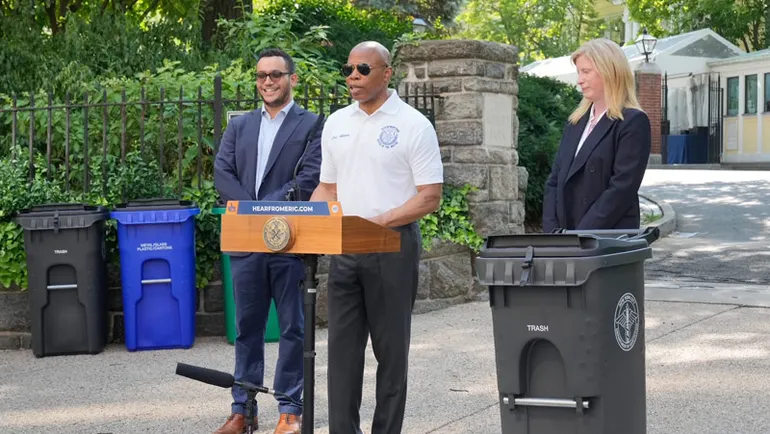 Mayor Adams says Otto’s NYC Bins set to roll out in November | Waste Dive