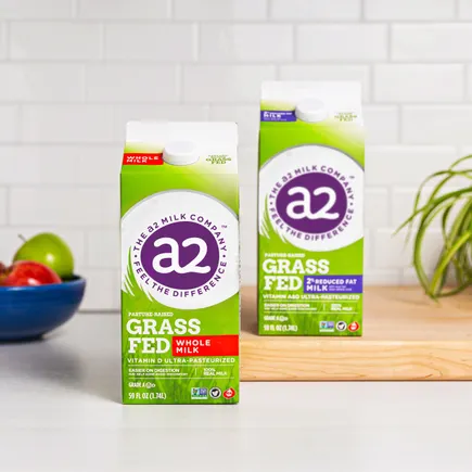 Milk brand a2 debuts grass-fed varieties | Food Dive