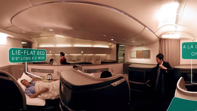 Cathay Pacific debuts interactive 360-degree video ad | Marketing Dive