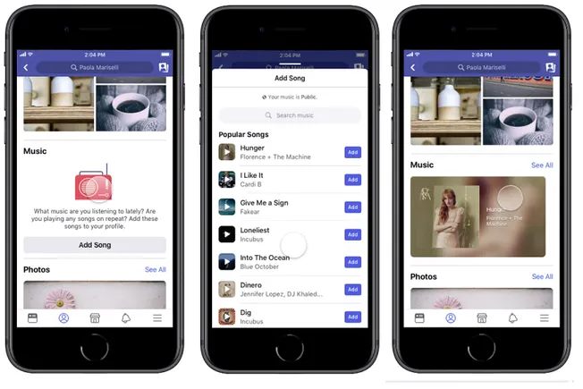 Facebook Adds New Music Options, Including Songs on Profiles | Social ...