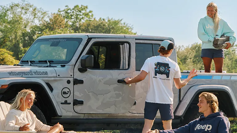Vineyard Vines teams up with Jeep on capsule collection | Retail Dive