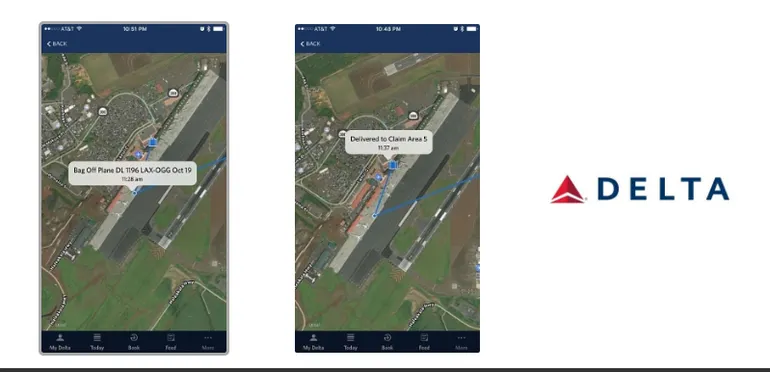 Delta maps a bag's journey with new mobile experience | Marketing Dive