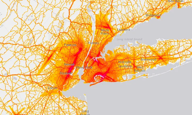New map highlights transportation-related noise levels across US ...
