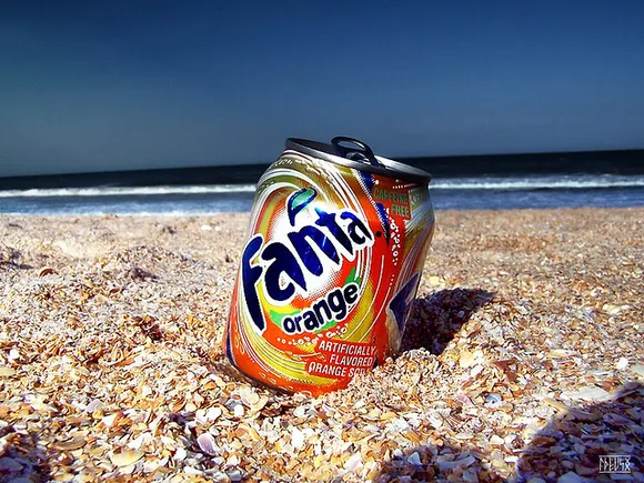 Fanta tries out snackable print ads | Food Dive