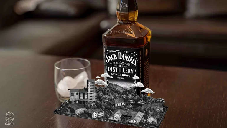 Jack Daniel's turns bottles into pop-up books with AR app | Marketing Dive