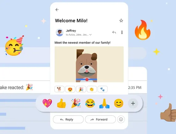 Google Launches Emoji Reactions in Gmail | Social Media Today