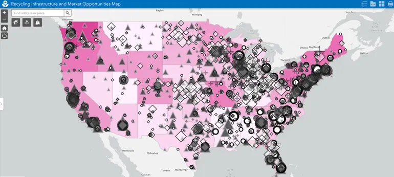 EPA seeks feedback on its new interactive recycling market mapping tool ...