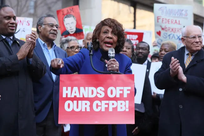 Waters tells CFPB’s Vought not to use shutdown to furlough staff ...