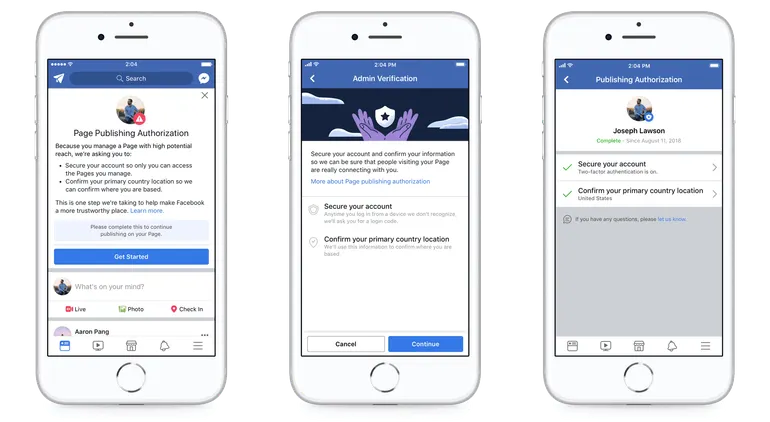 Facebook Adds New Authorization Process for Page Managers | Social ...