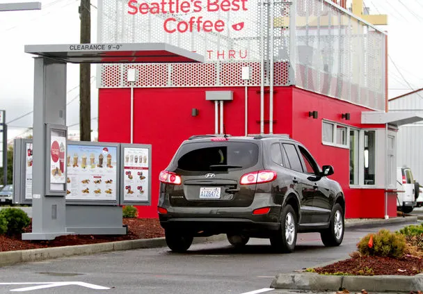 Coffee-to-go as Seattle's Best expands its drive-thru stores | Grocery Dive