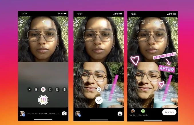 Instagram Officially Launches New Layout Mode for Stories | Social ...