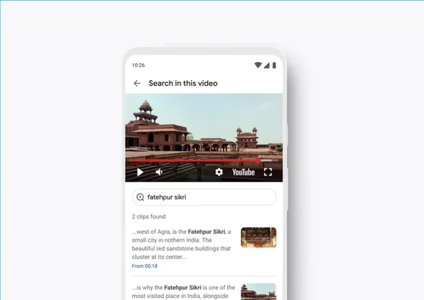 Google Tests Text Search for Segments in YouTube Clips | Social Media Today