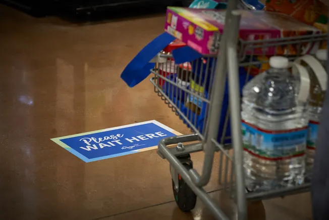Kroger will use checkout technology to limit customer traffic | Grocery ...